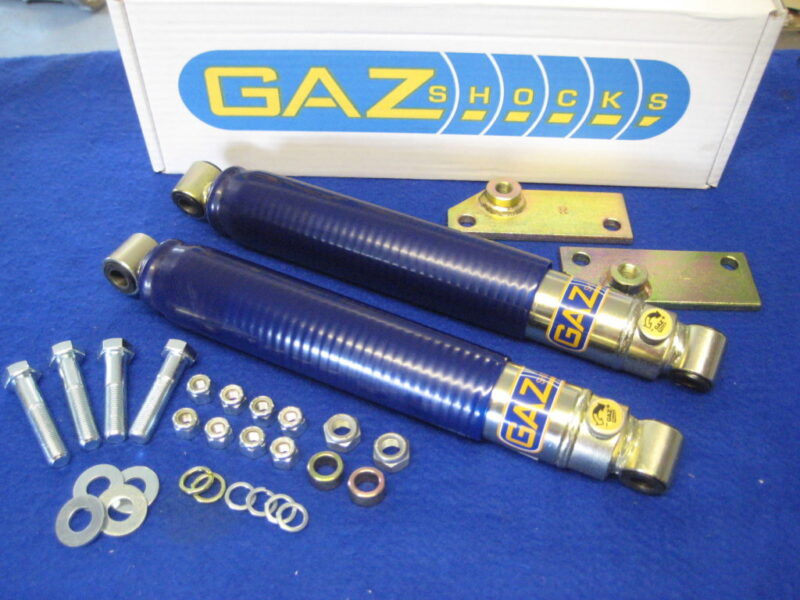 FRONT AND REAR GAZ SHOCK ABSORBER KIT WITH BRACKETS GAZ1 GAZ2