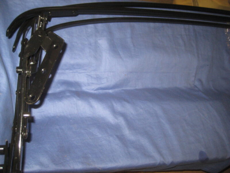 (14) MGB HOOD FRAME LATE BLACK FOLDING TYPE BHH346 – The MGB Hive