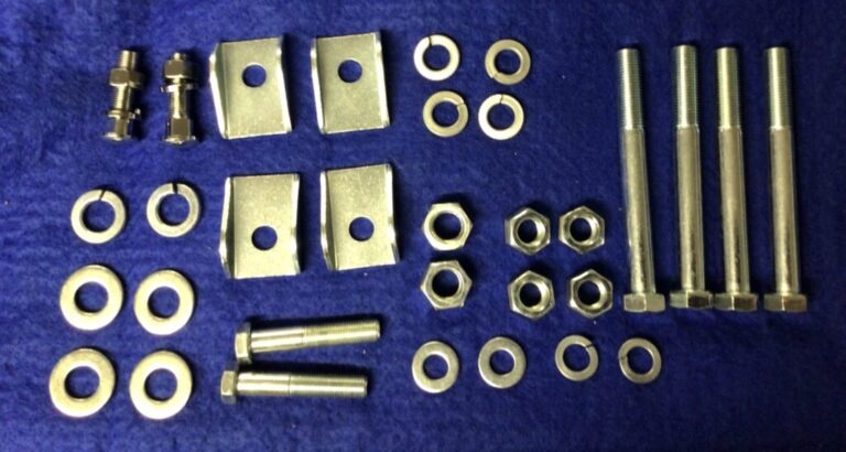 (54) AHH6261BK MGB REAR CHROME BUMPER FITTING KIT – The MGB Hive