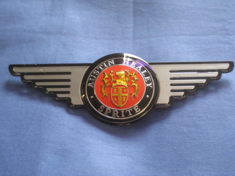 AHA5518 AUSTIN HEALEY SPRITE WINGED BONNET BADGE – The MGB Hive