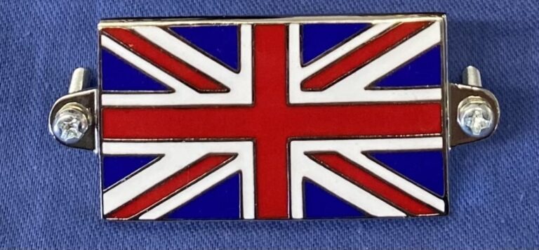 UNION JACK ENAMEL SCREW ON BADGE – The MGB Hive