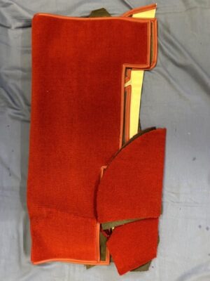 MGA RED CARPET SET, COCKPIT, BOOT, SPARE WHEEL RED MGA – The MGB Hive