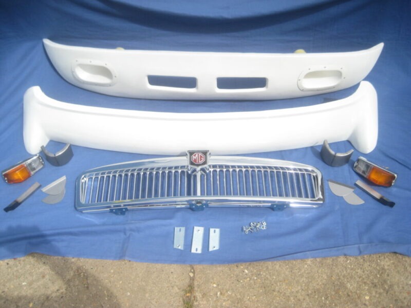 SBCKC MGB RUBBER BUMPER TO SEBRING LOOK CONVERSION KIT WITH CHROME ...