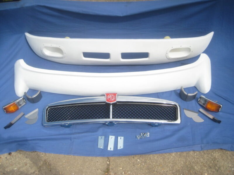 SBCKH MGB RUBBER BUMPER TO SEBRING LOOK CONVERSION KIT WITH HONEYCOMBE ...